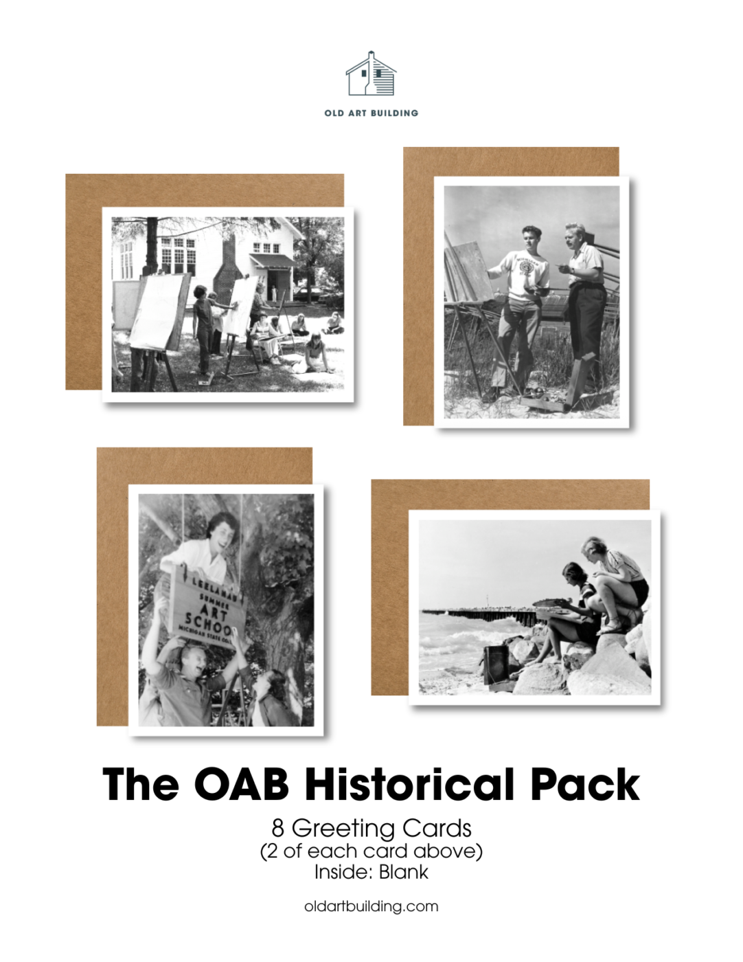 Greeting Cards – OAB Historical Pack – Old Art Building